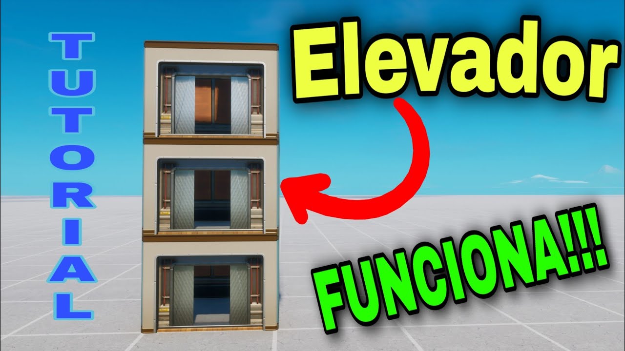 Cómo hacer un elevador que funciona | Fortnite Tutorial - YouTube
