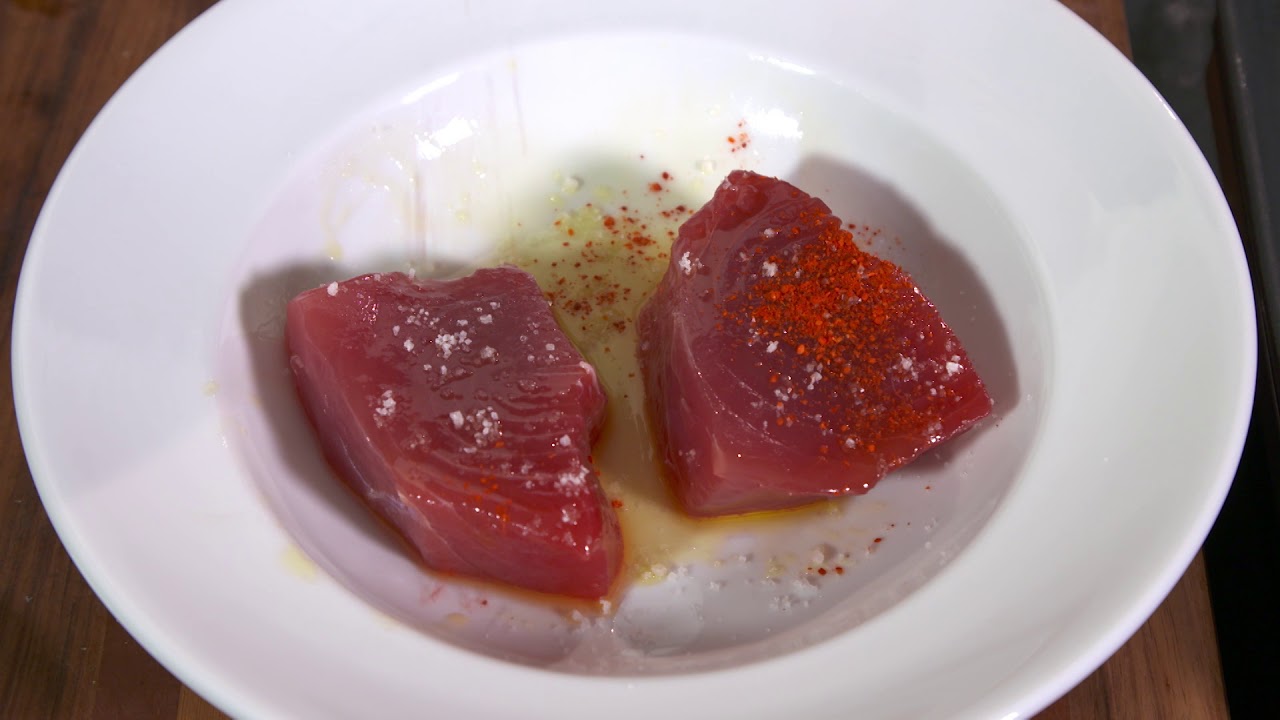 Taste Le Tour with Gabriel Gate S14 293 Grilled Tuna with Piperade ...