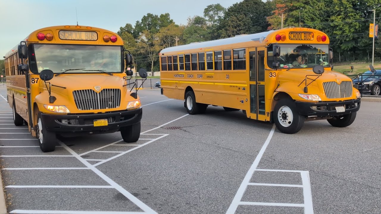 School Buses Rolling In!! - YouTube