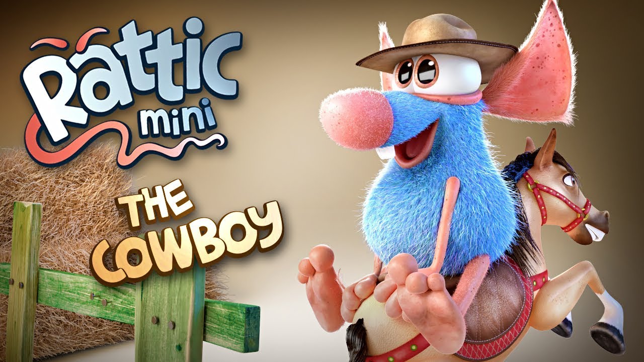 Funny Cartoon | Rattic Mini–The Cowboy | Funny Cartoons For Children ...