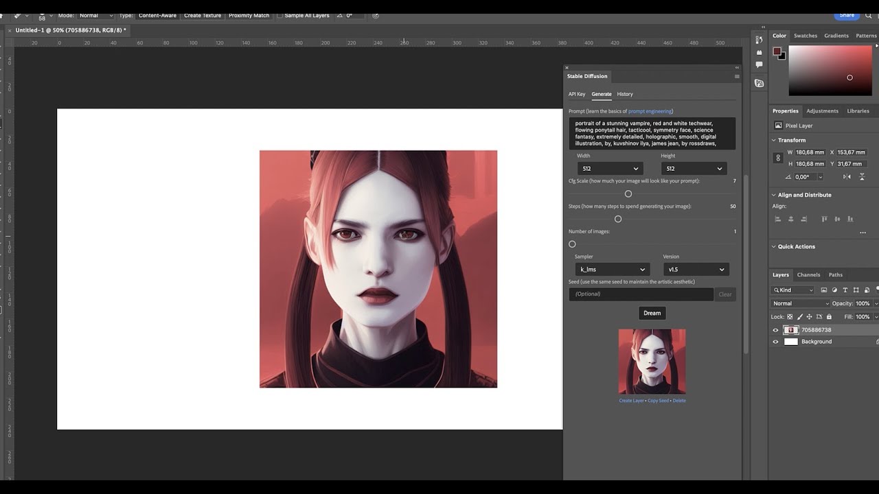 Stable Diffusion to photoshop plugin by Christian Cantrell - YouTube