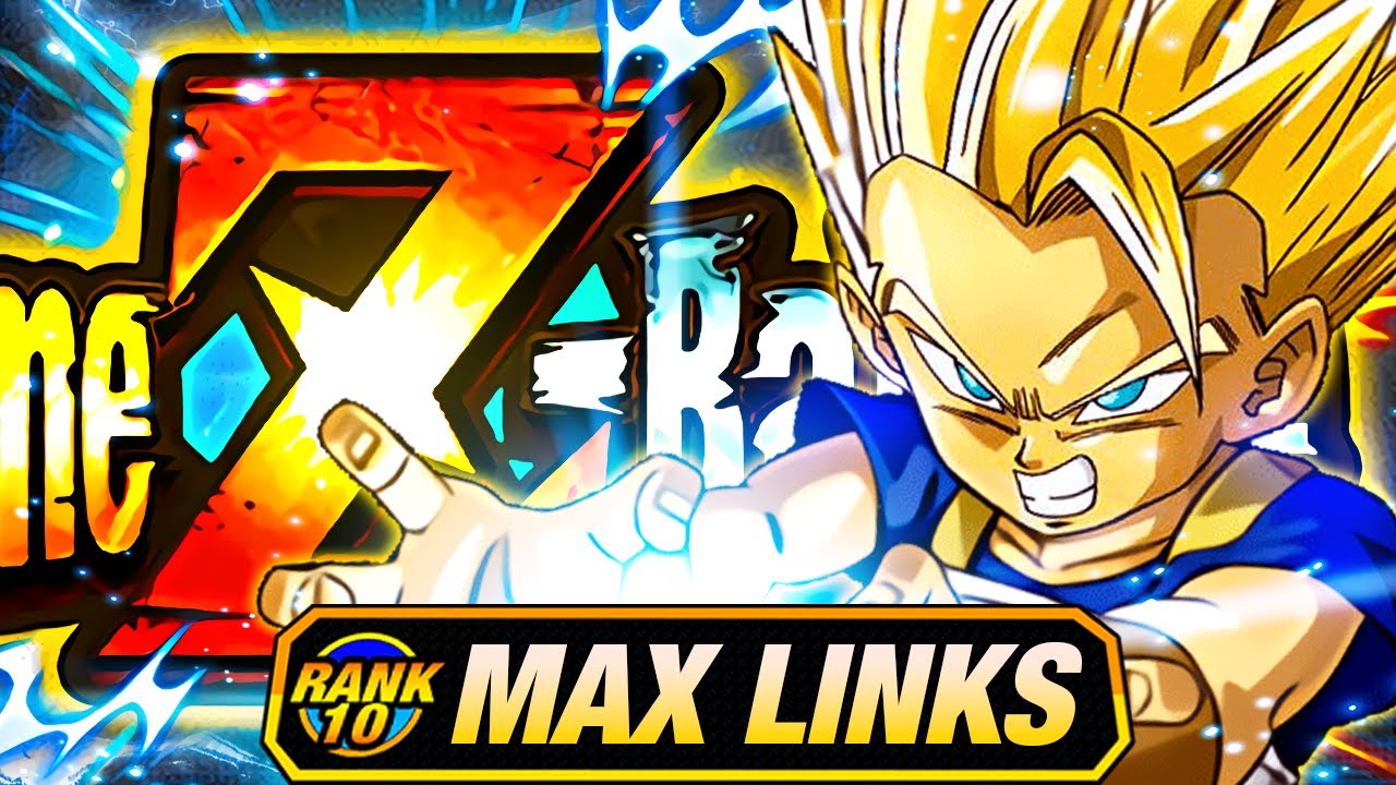 POWER! LEVEL 10 LINKS 100% RAINBOW STAR EZA TEQ SSJ2 CABBA! (DBZ ...