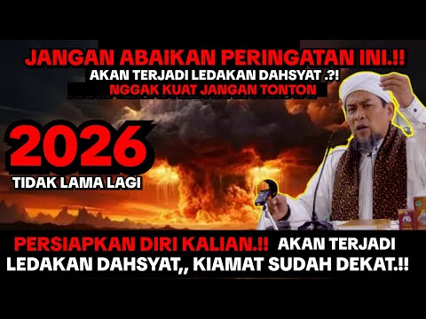 NGERI.!! WASPADA,AKAN TERJADI LEDAKAN DAHSYAT,TANDA\