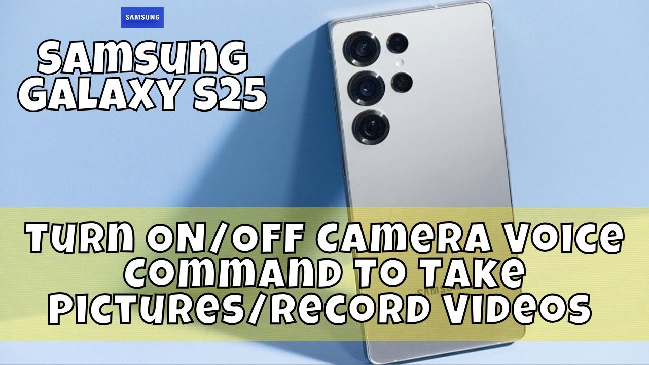 How to Turn ON/OFF Camera Voice Command To Take Pictures/Record Videos ...