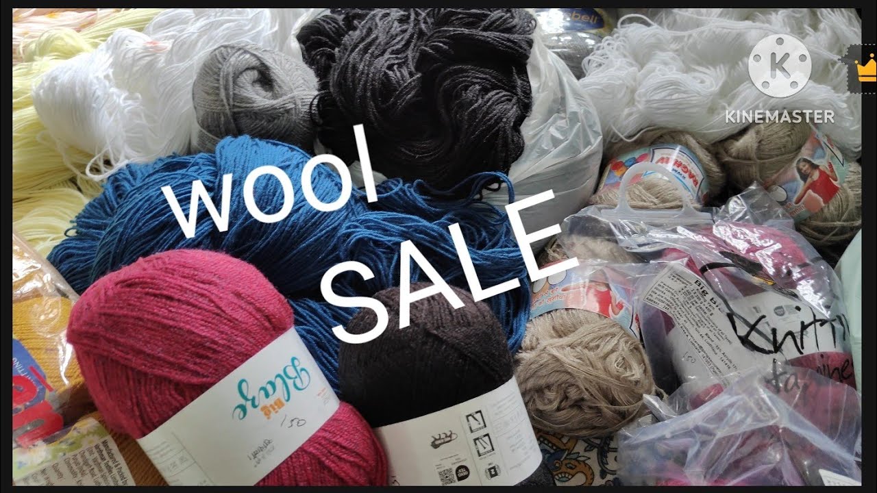 WOOL,WOOL,SALE,SALE, 😄 PART 1🧶 धमाका सेल🧶 क्रोशिए की और बुनाई की ऊन ...