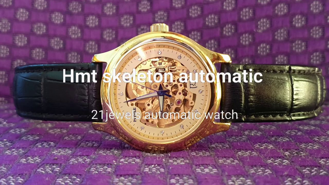 #hmtwatch hmt automatic skeleton watch - YouTube