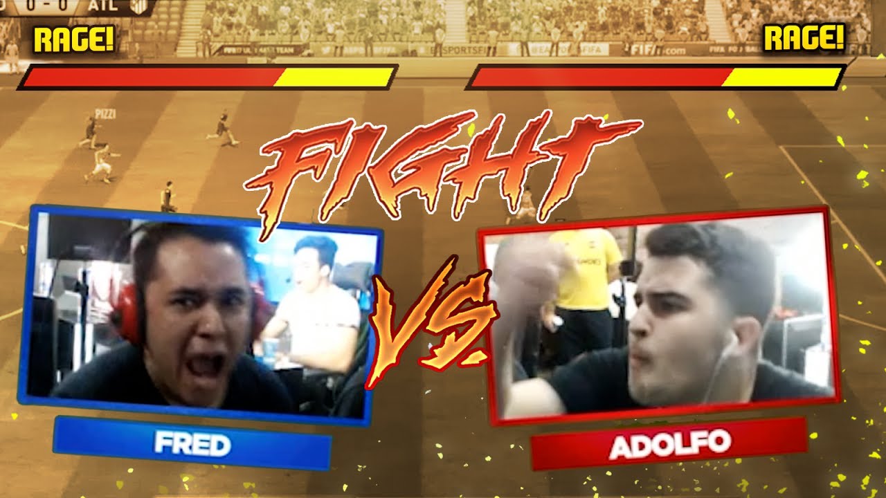 O RAGE DO SÉCULO!!! FRED VS ADOLFO!!! - YouTube