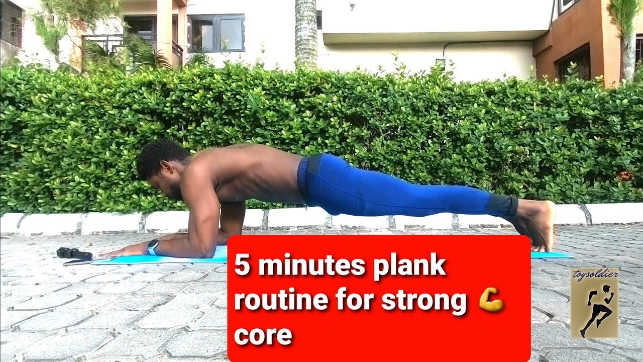 5 minutes plank variation hold for super strong 💪 core. - YouTube