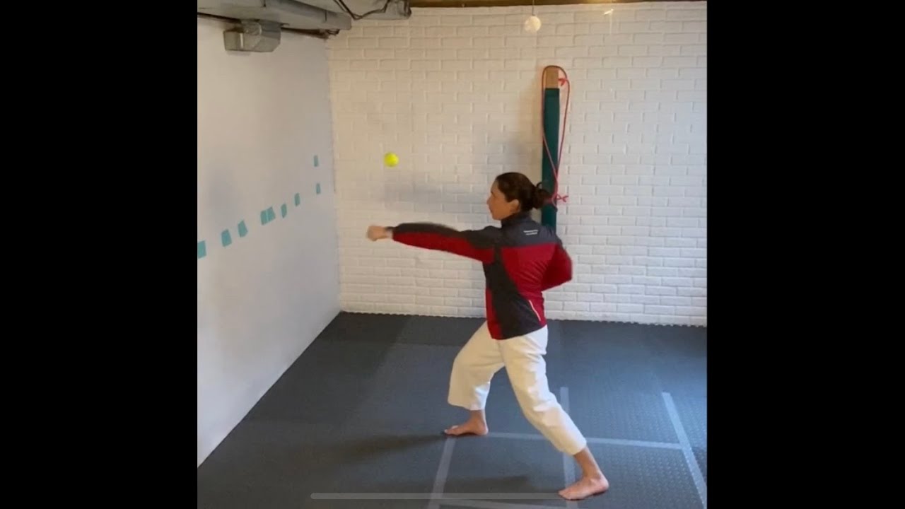 Karate: tennis ball drills - YouTube