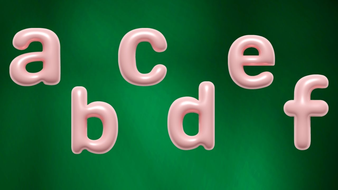 Learn Small abcd For Kids With Beautiful Colors - YouTube