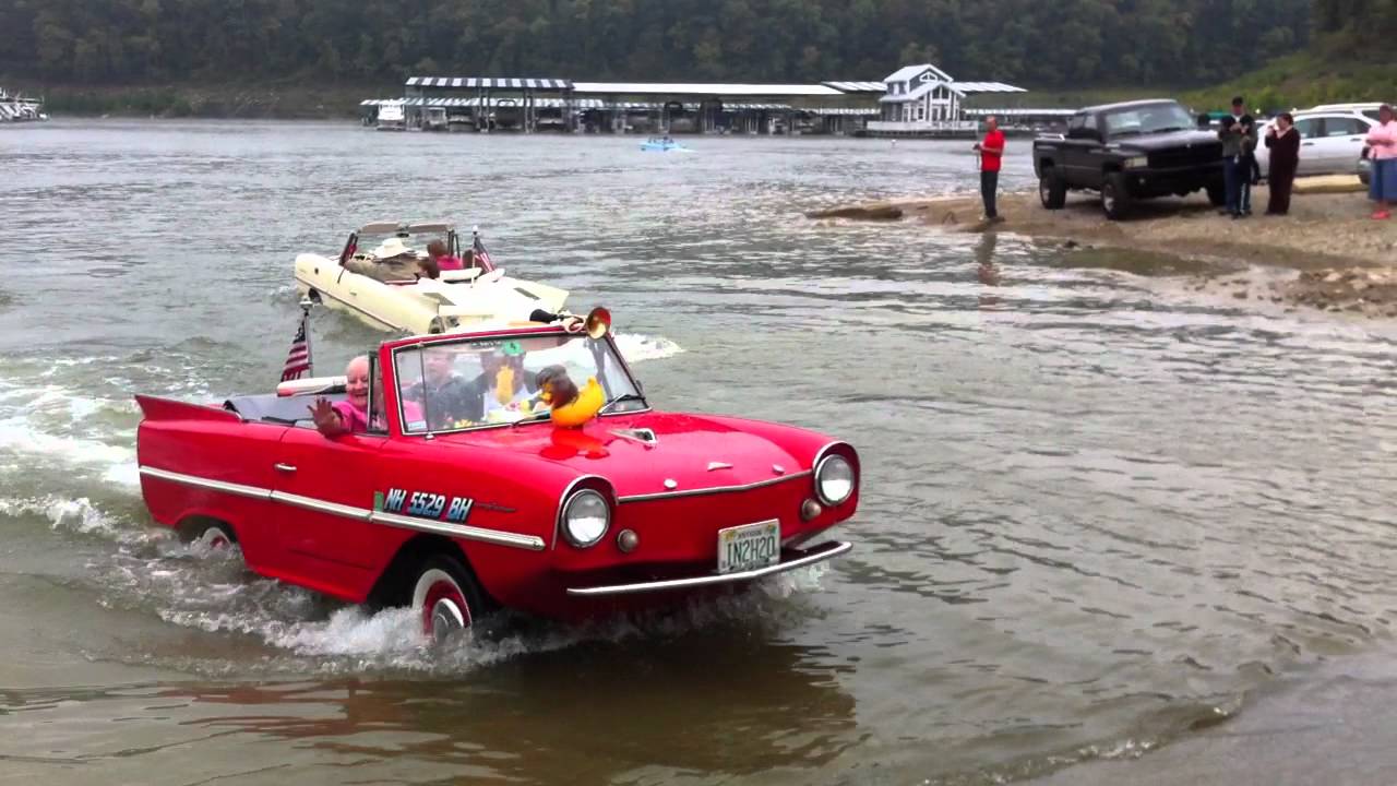 Amphicar Swim In - September 24, 2011 - YouTube
