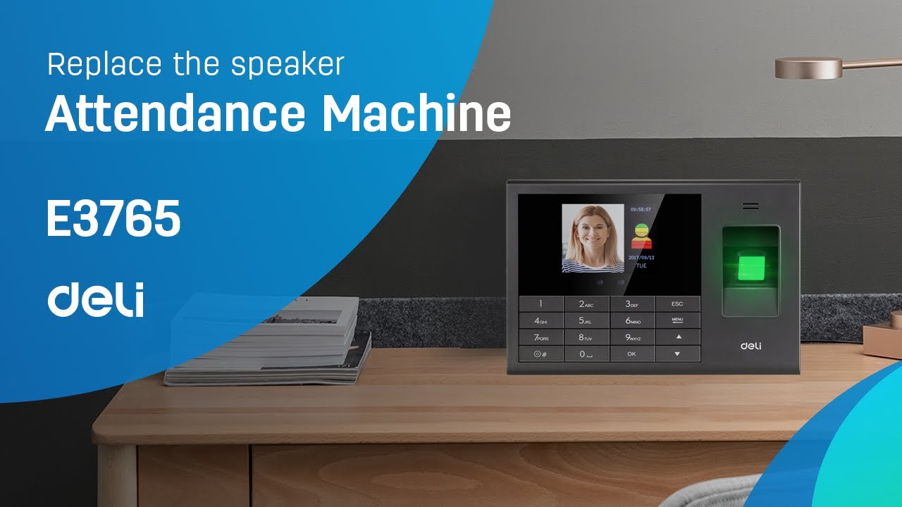 How to replace the speaker | Deli Attendance Machine E3765| @Deli ...