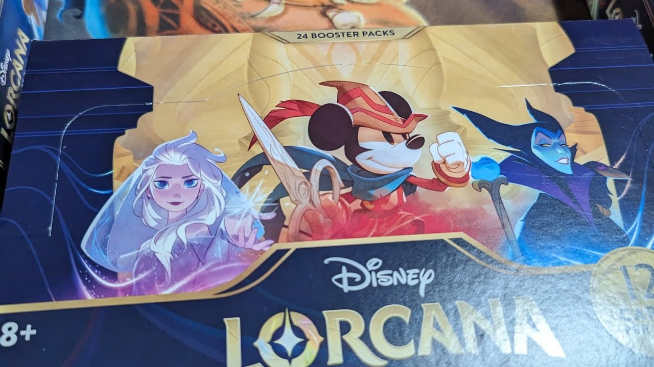DISNEY LORCANA BOOSTER BOX OPENING AND GIVEAWAY WINNER - YouTube