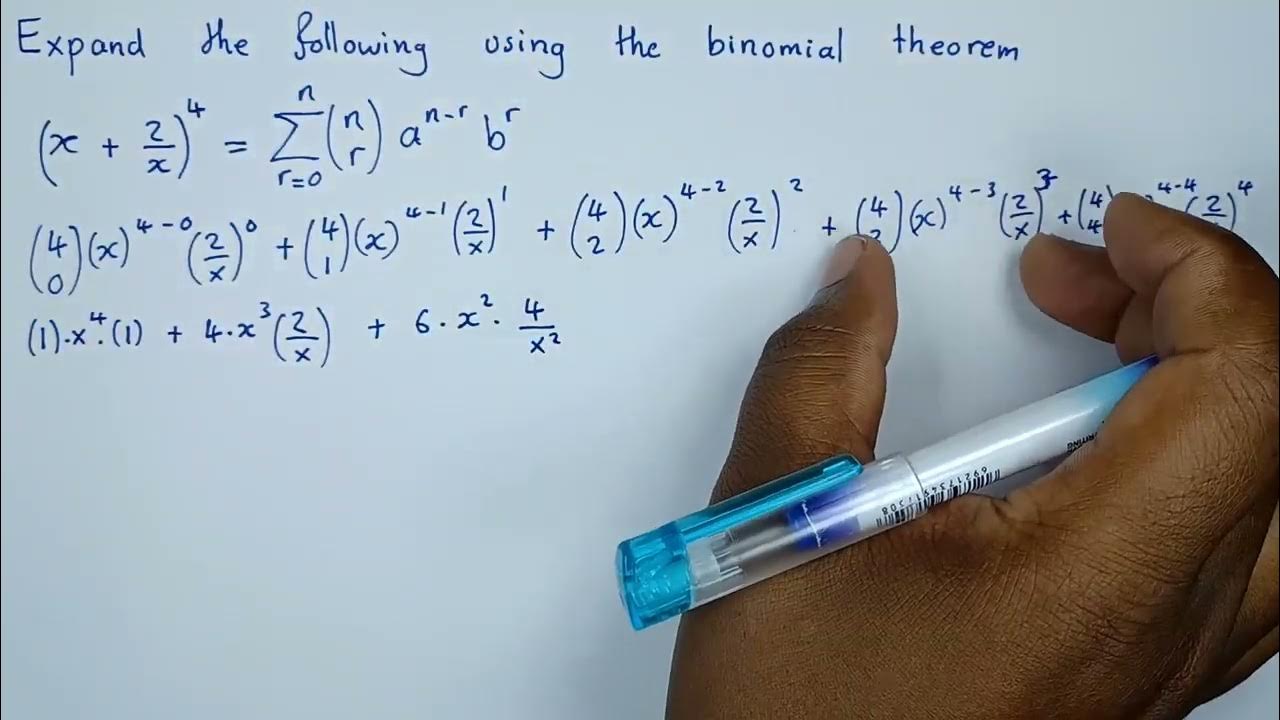 How to expand using the Binomial Theorem - YouTube