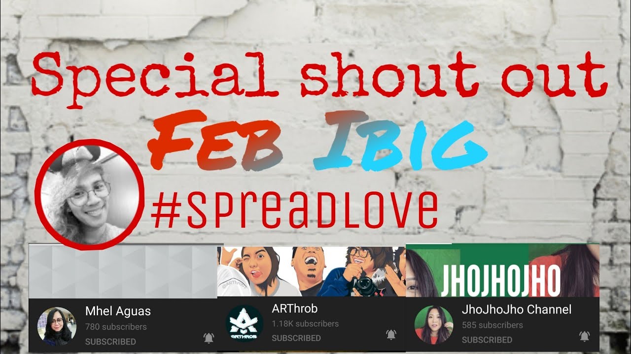 FEB IBIG SPECIAL DAY FOR YOU | SPECIAL SHOUT OUT - YouTube