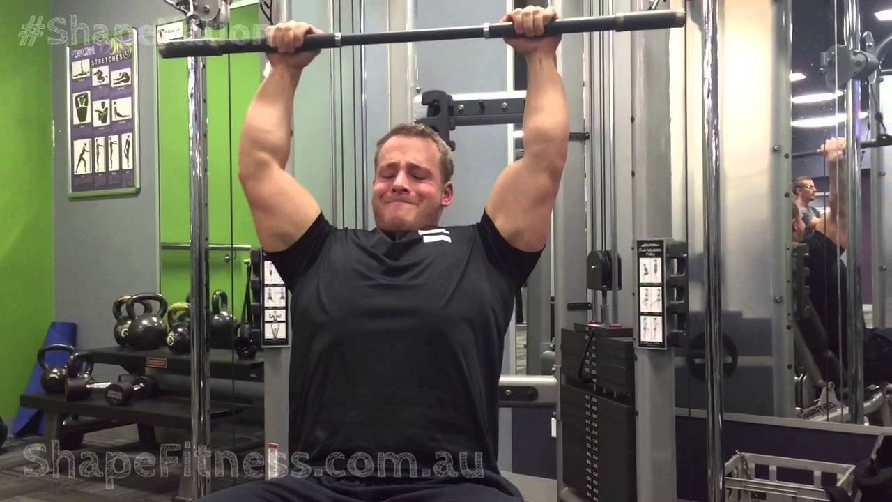 Shape Nation - Exercise of the Week - Cable Pullover - YouTube