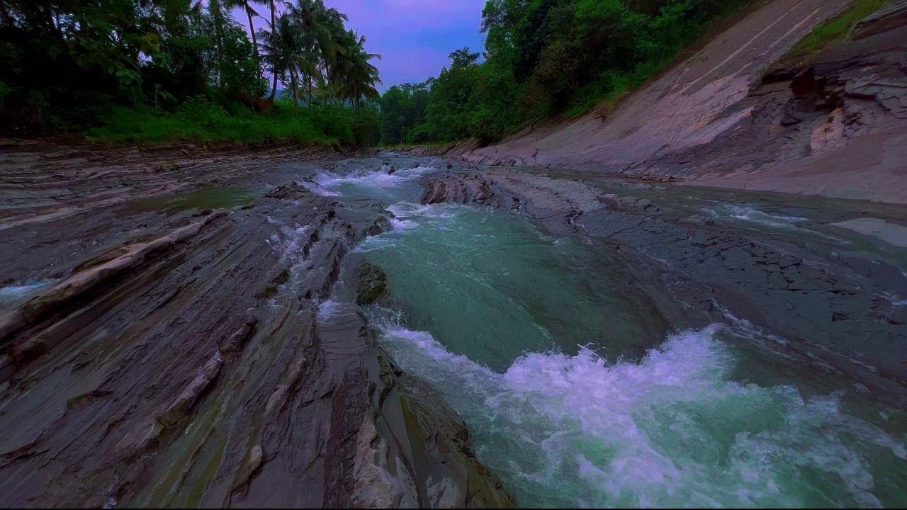 4K-HDR | Soft River Flow in Serene Wilderness for Sleep and Meditation ...