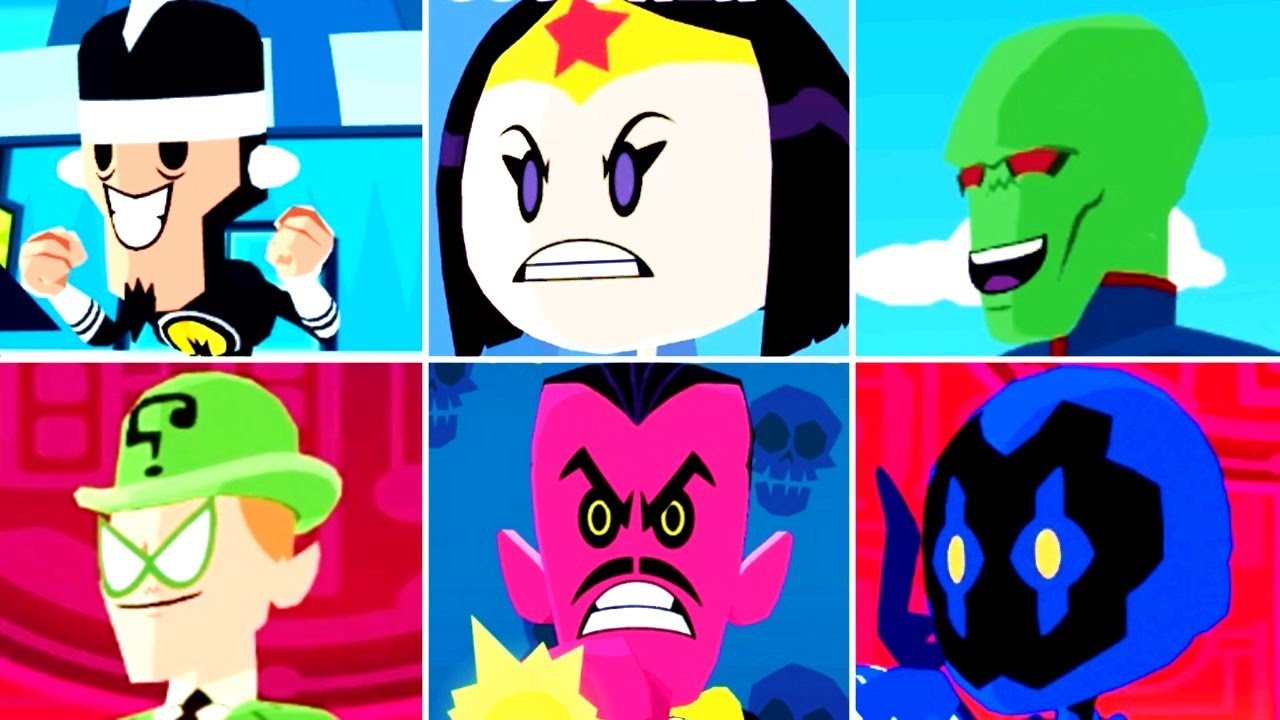 Teen Titans Go Figure vs Doctor Light, Flash, Sinestro, Riddler, Wonder ...