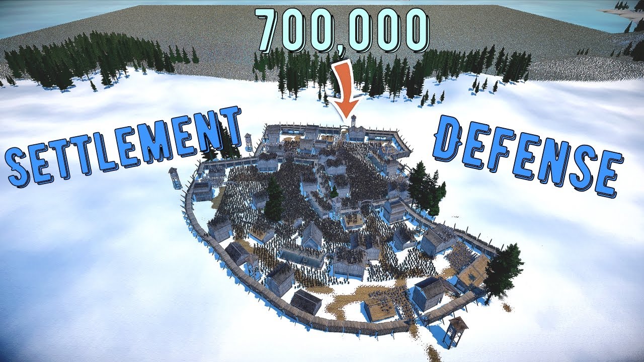 Settlement Defense: Knights & Rangers vs 700,000 Footmen - UEBS 2 - YouTube