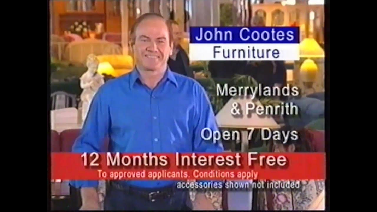 John Cootes Furniture (Fabric Suites) - 2001 Australian TV Commercial ...