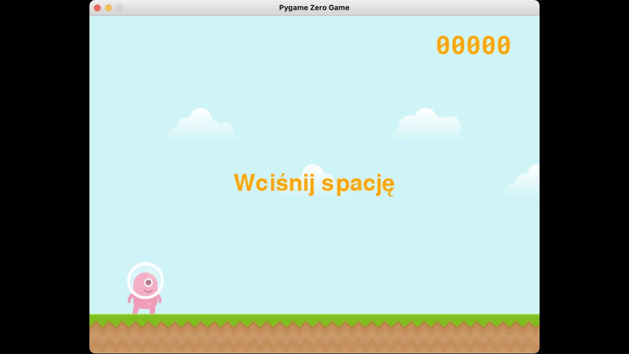 Gra Dino w Pygame Zero - Gameplay - YouTube