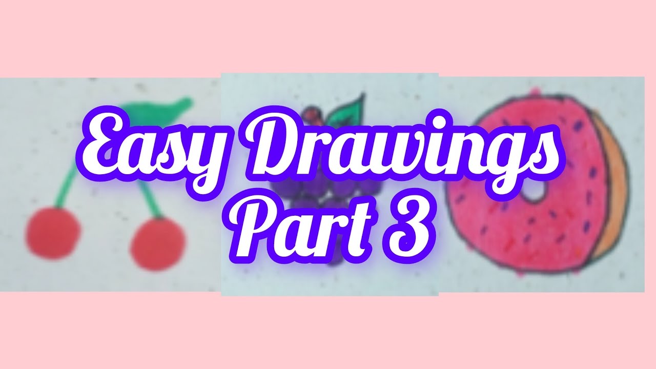 Easy Drawings For Beginners. Part 3. #art #drawingguide #viralvideo ...