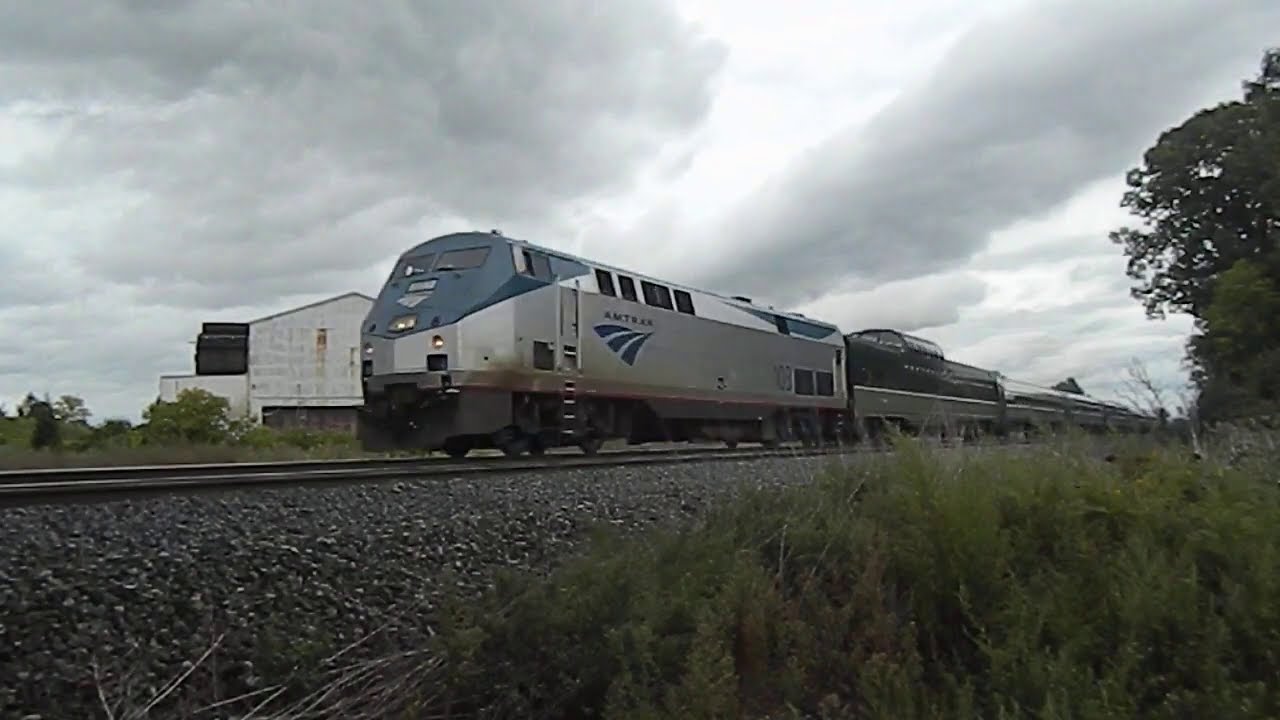 amtrak P281 with Northern Pacific Dome car - YouTube