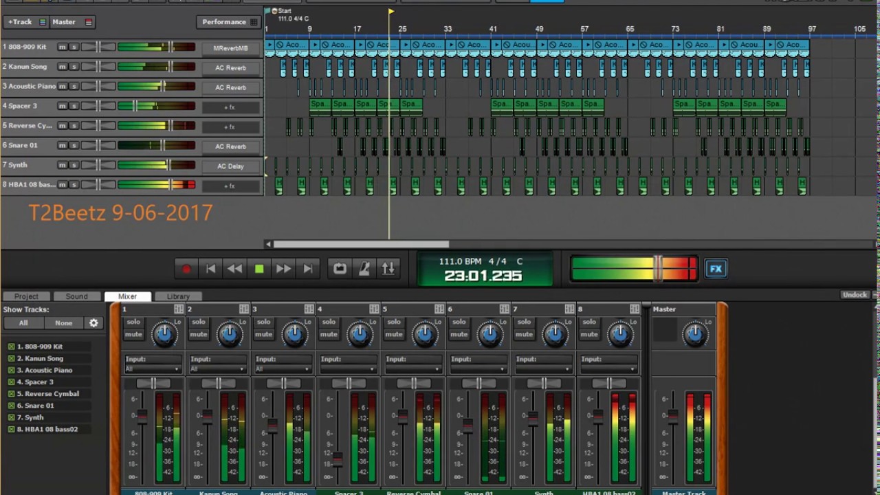 Mixcraft #8 T2BEETZ - YouTube