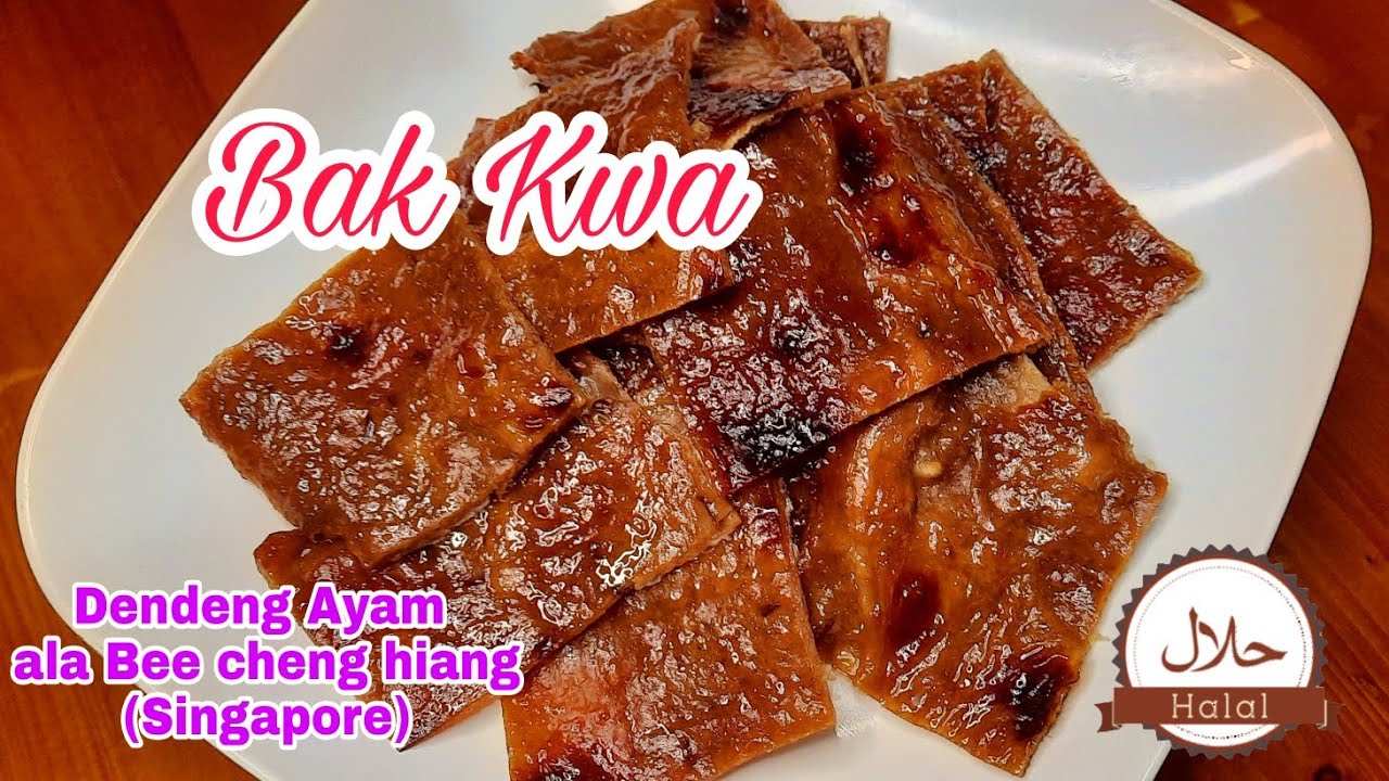 Dendeng Ayam Ala Singapore||Cara Membuat Bak Kwa/Dendeng Cina - YouTube