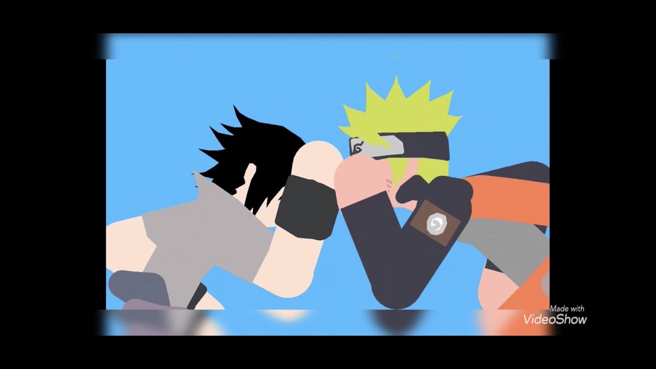 Naruto vs Sasuke (short stick-nodes animation) - YouTube
