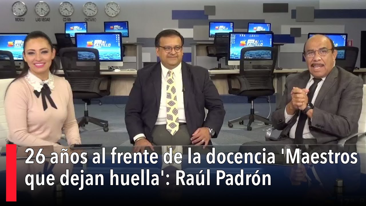 26 años al frente de la docencia 'Maestros que dejan huella': Raúl ...