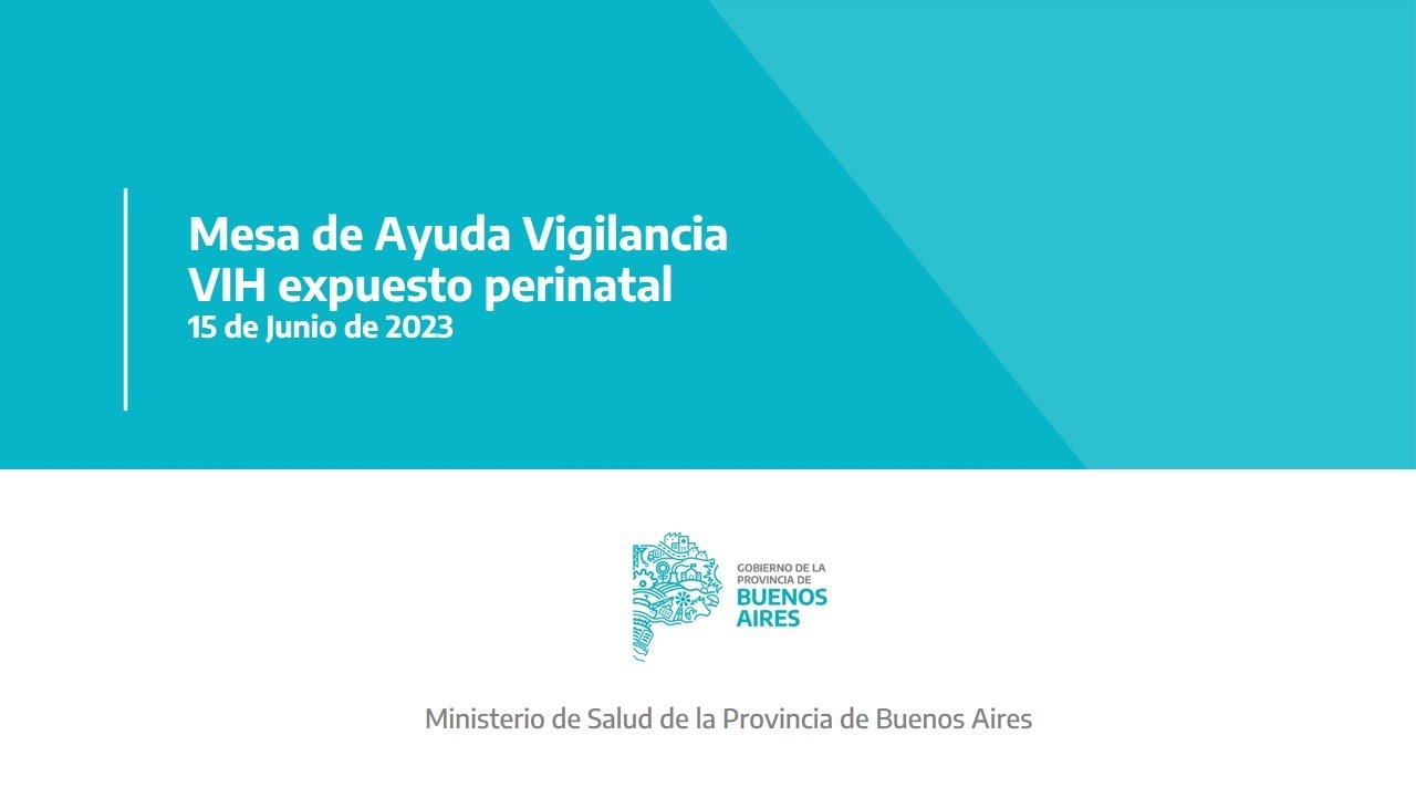 VIH Expuesto Perinatal: Tutorial para la notificación y vigilancia ...