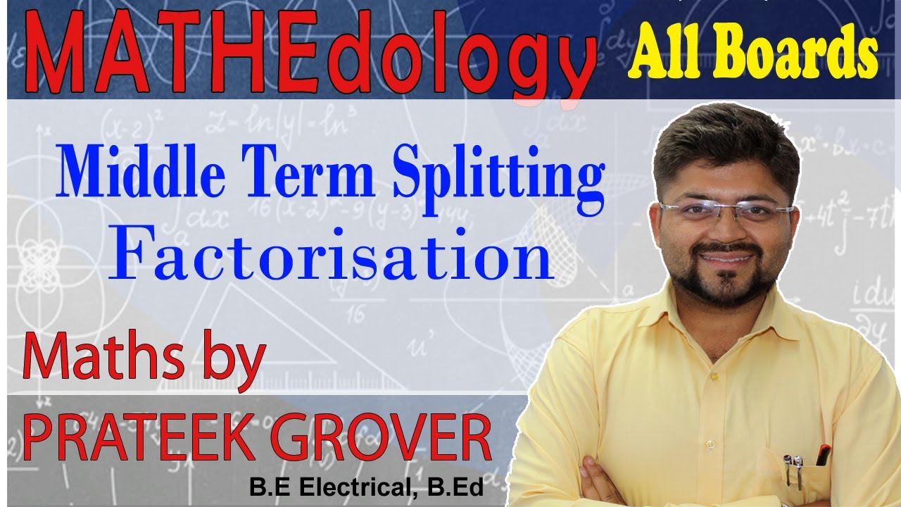 Middle Term Splitting Factorisation Youtube 2069