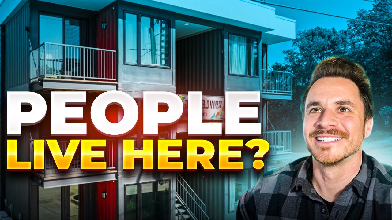 Can Shipping Container Apartments Solve Housing Costs? Real Estate Riches Ep. 5 - YouTube