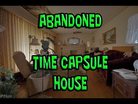 (ABANDONED TIME CAPSULE IN 4K) EXPLORING AN ABANDONED TIME CAPSULE ...
