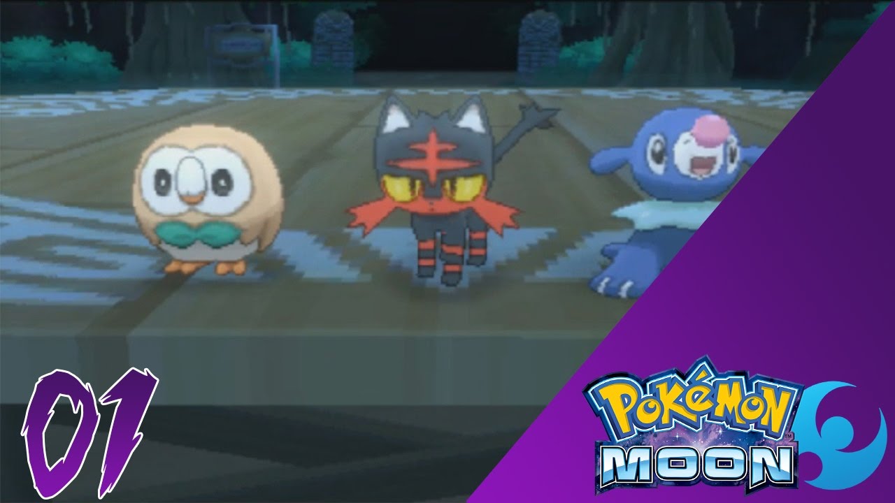 Pokemon Moon Lets Play w/Childish Froakie! Ep. 1 "WE PICK OUR STARTER ...