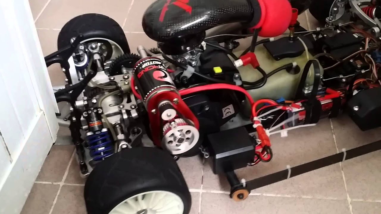 FG 1/5 EVO 8 加裝啟動器(2) - YouTube