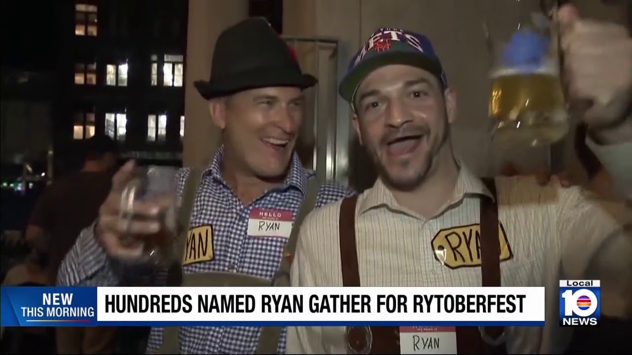 Hundreds of people named Ryan gather in NY to try to break world record ...
