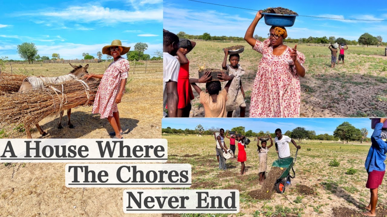 The African Household Where Chores Never End | A Hardworking Family ...