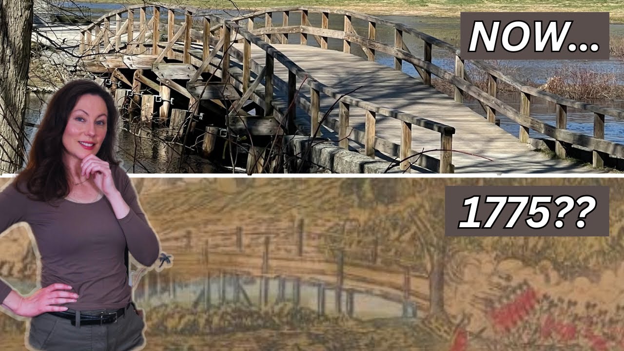 3 Key Sites at Old North Bridge on April 19, 1775 💥 THEN and NOW! # ...