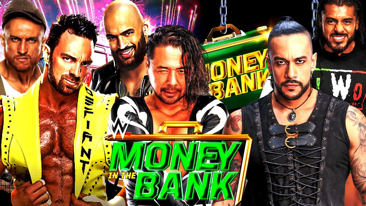 WWE 2K22 LA Knight vs Damian Priest vs Nakamura vs Ricochet vs Santos ...