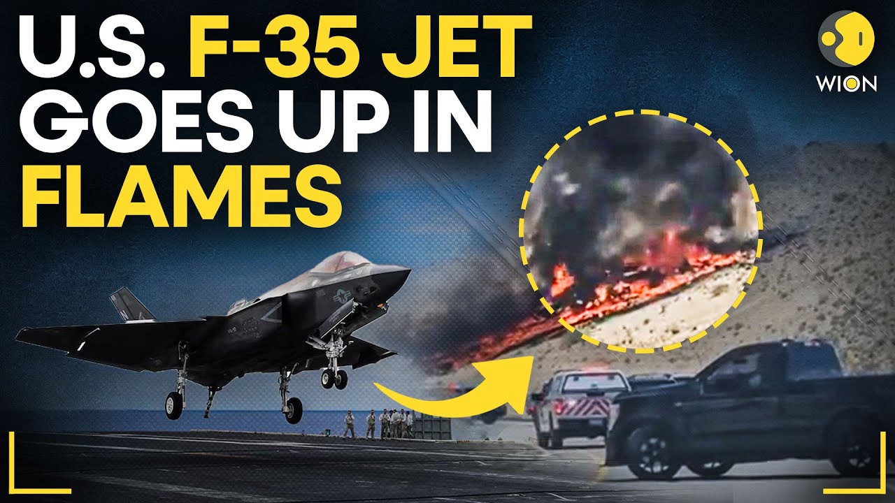 US F-35 Crash: US Navy Fighter Jet Crashes Near Air Station In ...