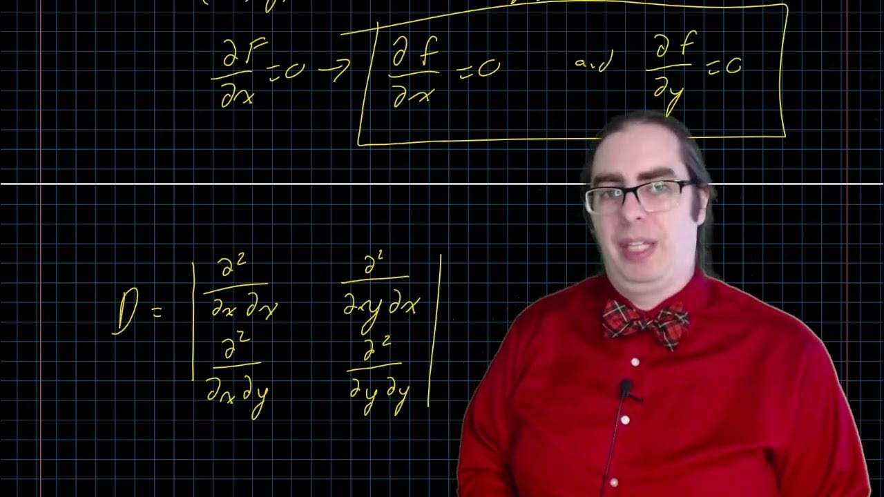 Extrema for Multivariate Functions - YouTube