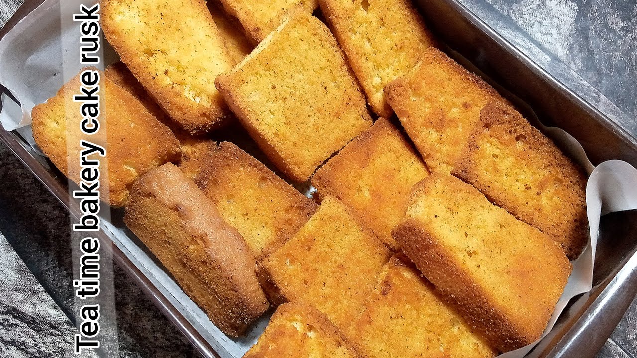Homemade cake rusk with easy recipe| tea time cake rusk recipe by ...