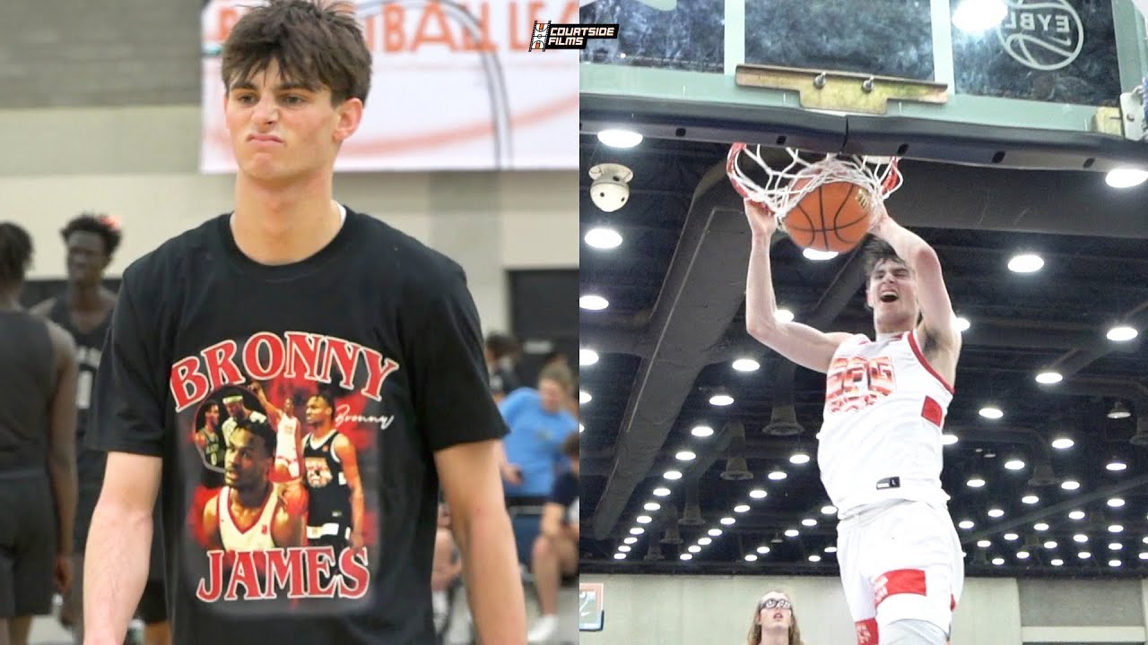 6'7 SG Brady Dunlap is DIFFERENT!! Bronny James Favorite Teammate ...