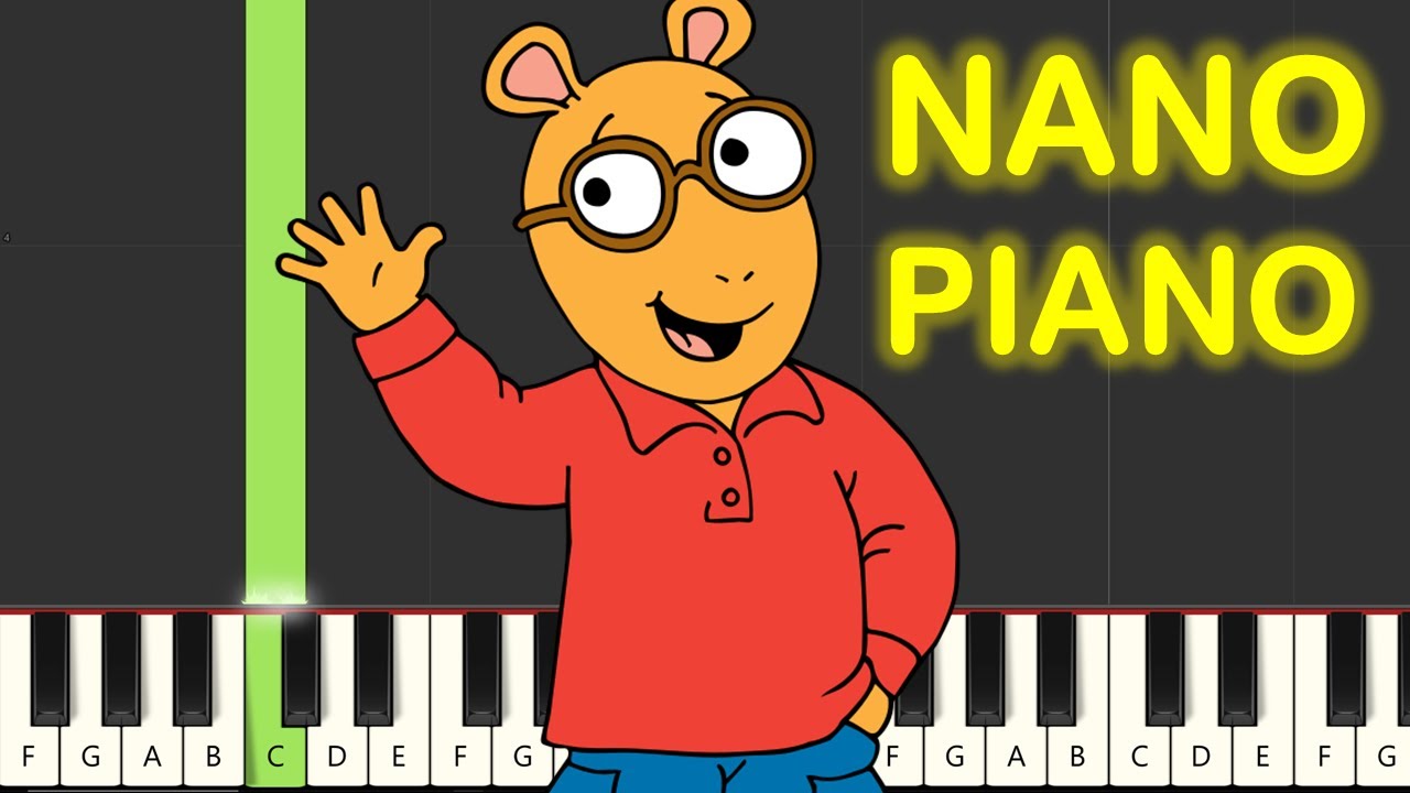 Arthur Intro Theme Piano Tutorial - YouTube