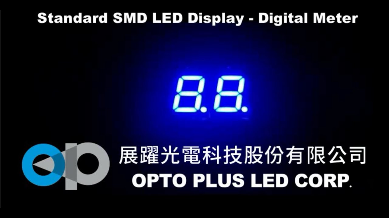 Standard SMD LED display | Digital meter application | OPTO PLUS LED ...