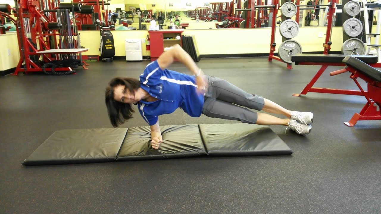 Rolling side plank - YouTube