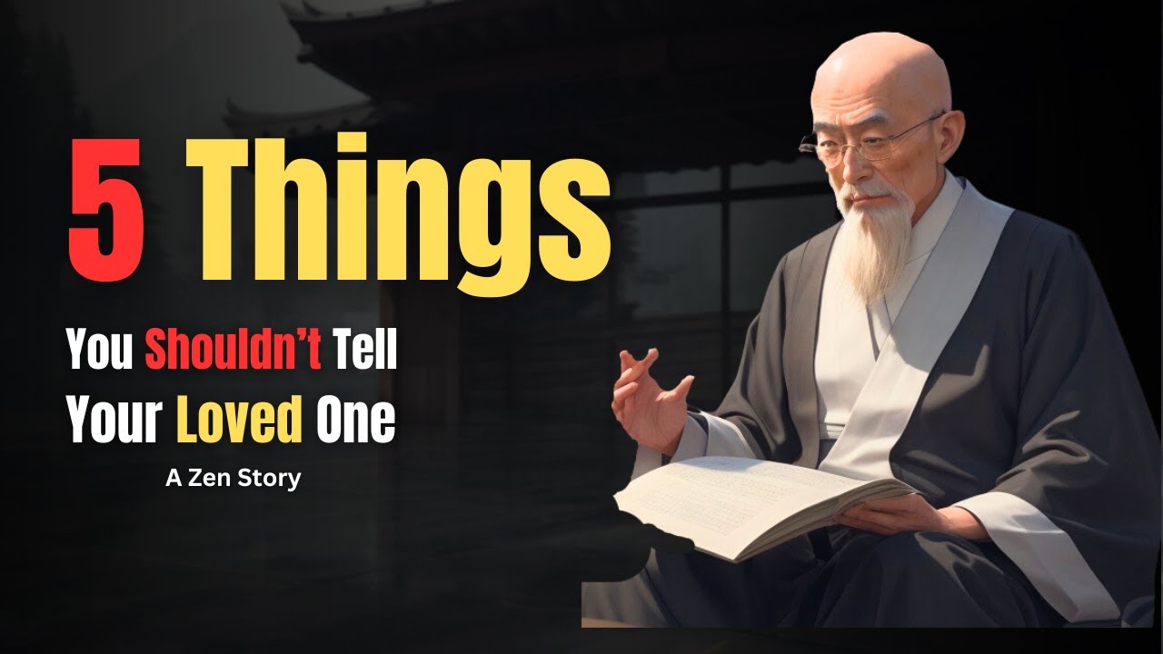 5 Things Never to Tell Your Loved One - A Zen Story - YouTube
