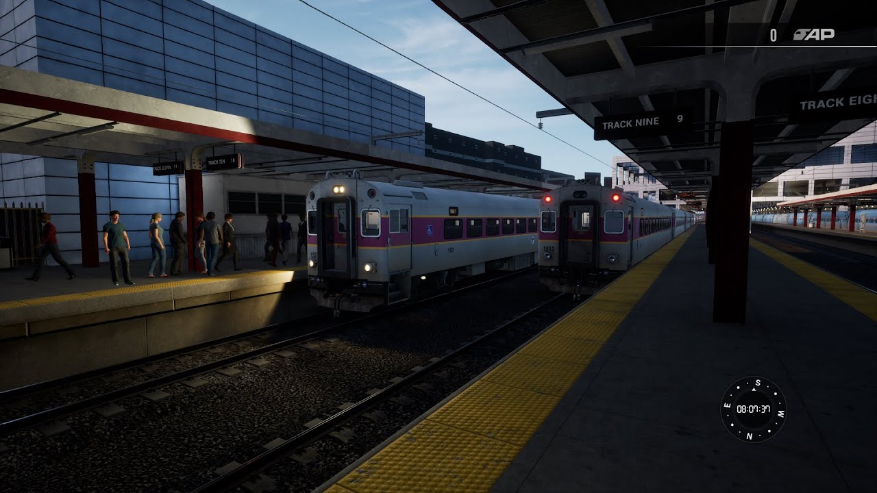 Small TSW 2 Railfanning FT. Custom Amfleet Cafe Blank Design, NEW ACS ...